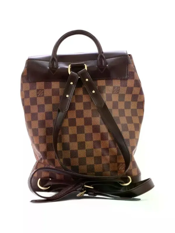 LOUIS VUITTON Soho Damier Backpack - Brown