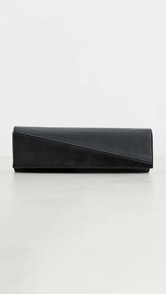 Proenza Schouler European Calf And Lux Suede Hex Clutch