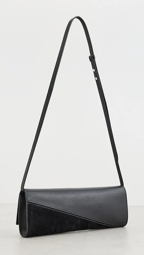 Proenza Schouler European Calf And Lux Suede Hex Clutch
