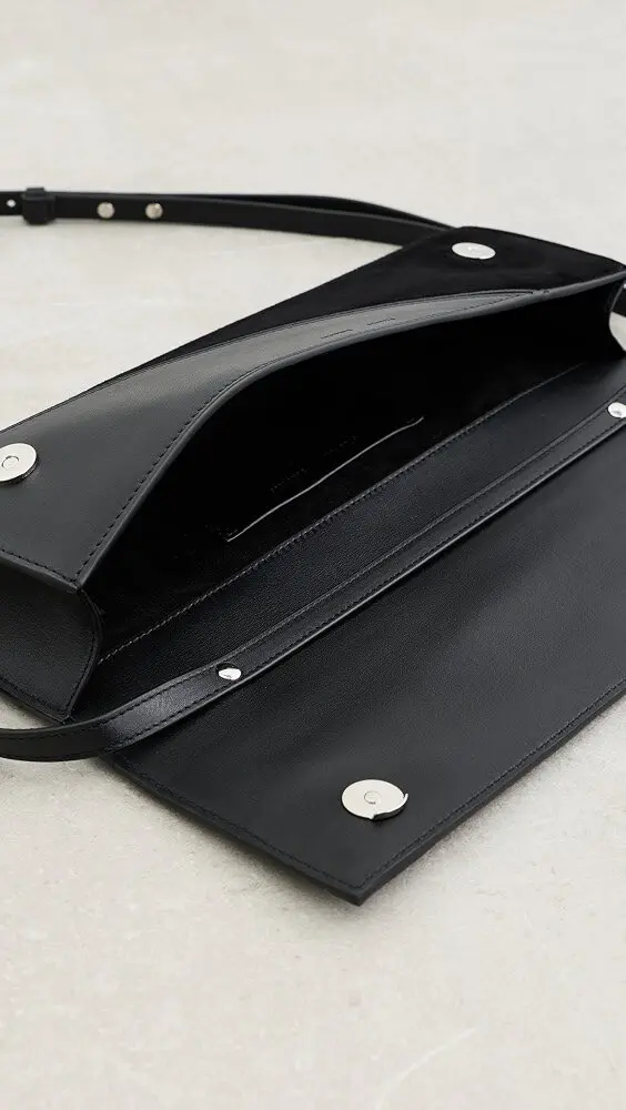 Proenza Schouler European Calf And Lux Suede Hex Clutch