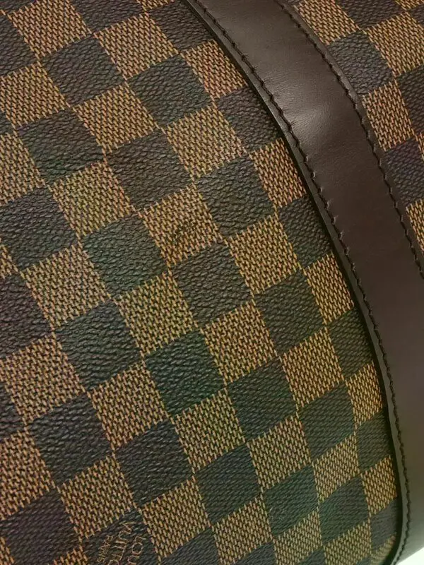 LOUIS VUITTON Keepall Bandoulière 55 Damier Ebene Canvas Holdall Bag