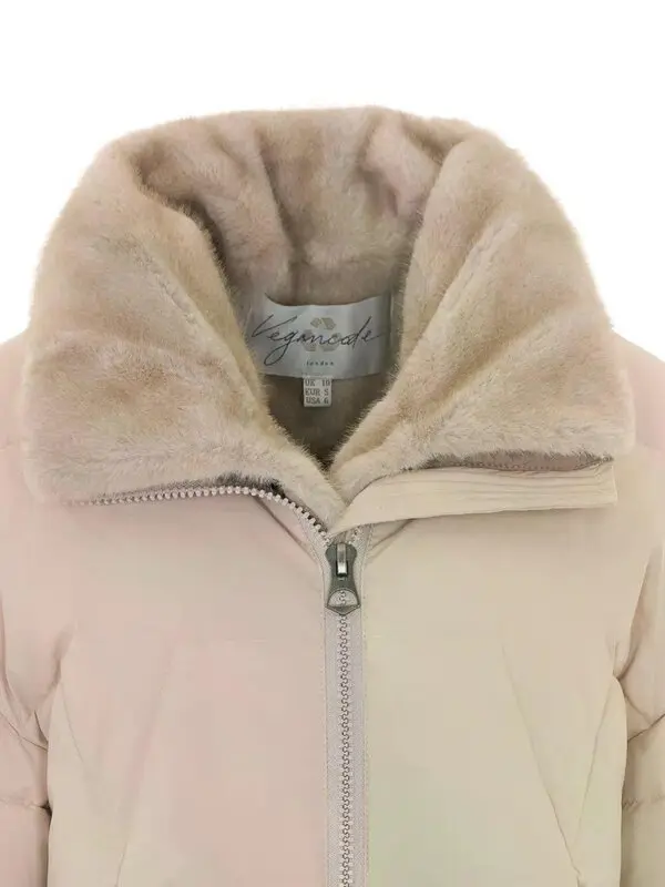 VEGANCODE Faux-fur Trim Padded Jacket