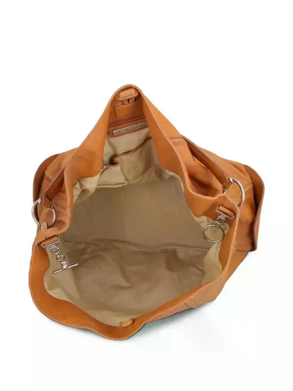 Gianfranco Ferre Slouchy Leather Tote Bag