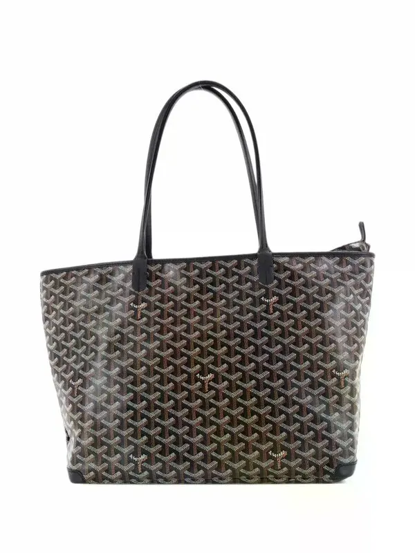 Goyard Artois Tote Coated Canvas Mm Shoulder Bag - Black