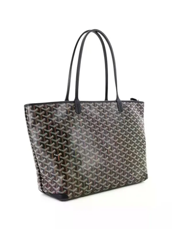 Goyard Artois Tote Coated Canvas Mm Shoulder Bag - Black