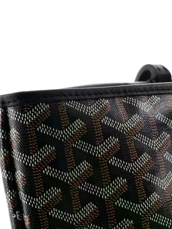 Goyard Artois Tote Coated Canvas Mm Shoulder Bag - Black