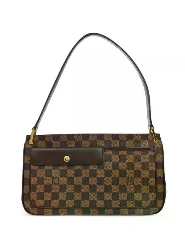 LOUIS VUITTON Aubagne Damier Ebene Shoulder Bag