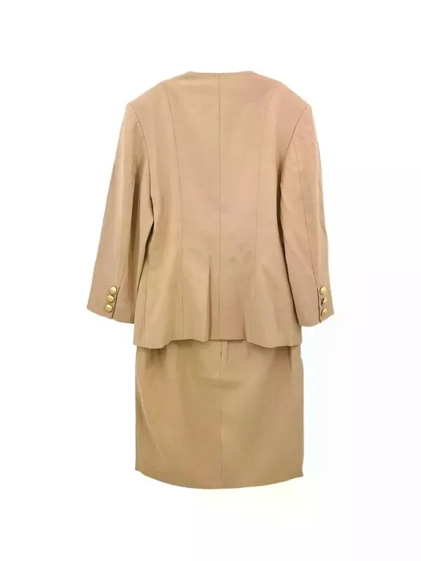 Gucci Asymmetric-fastening Skirt Suit