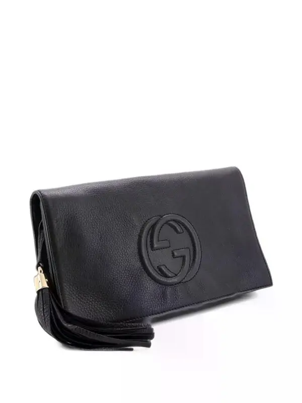 Gucci Soho Leather Clutch Bag