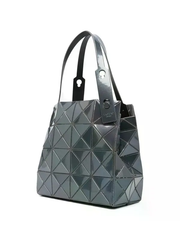 Issey Miyake Geometric-panelled Tote Bag - Grey