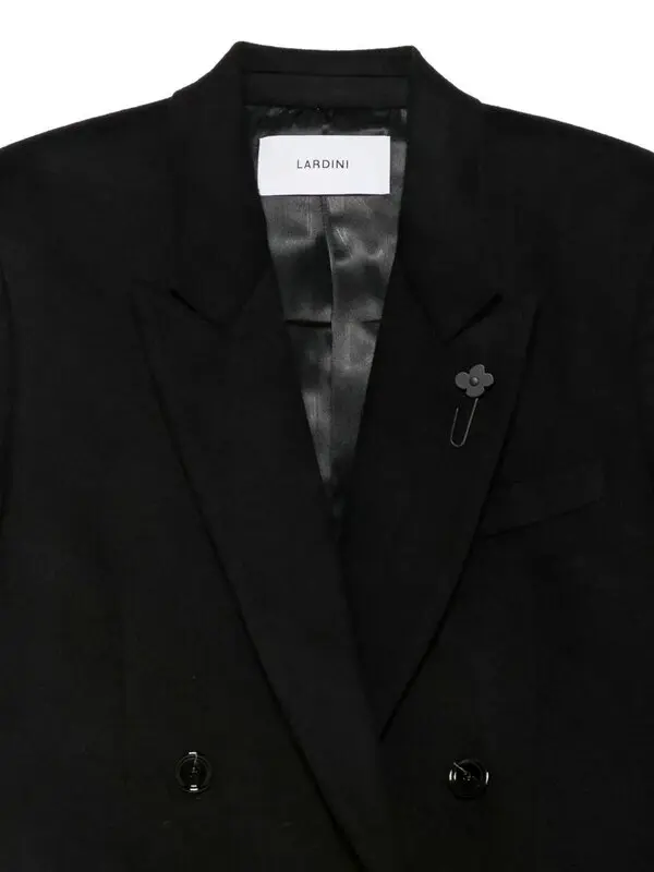 LARDINI Martin Double-breasted Peaked-lapel Coat