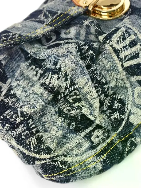 LOUIS VUITTON Mini Pleaty Raye Monogram Denim Shoulder Bag