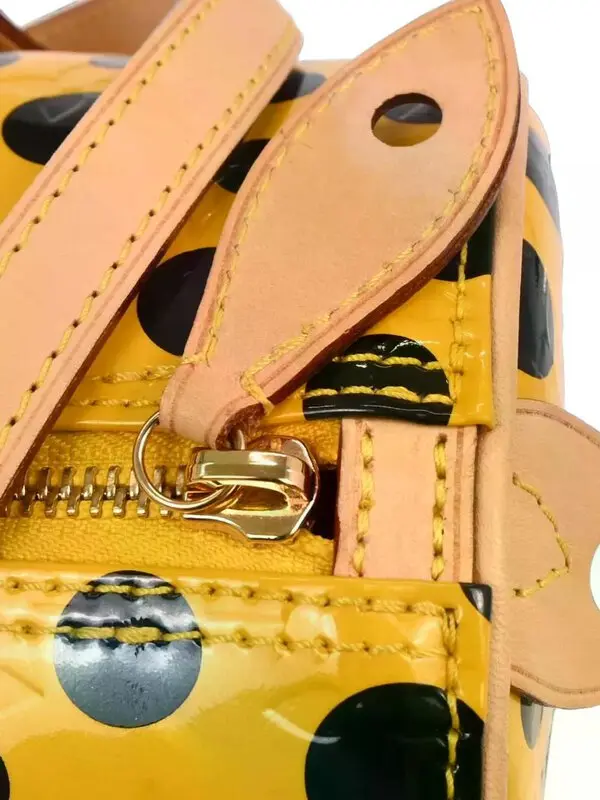 LOUIS VUITTON Pumpkin Dot Papillon 30 Polka-dot Pattern Shoulder Bag