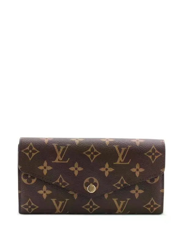 LOUIS VUITTON Sarah Wallet Nm Monogram Canvas Small Wallets - Brown
