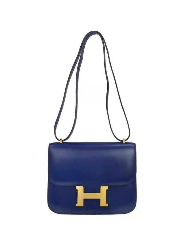 Hermès 1991 18 Constance Shoulder Bag - Blue