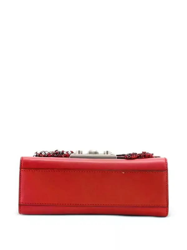 Gucci Padlock Shoulder Bag Embellished Leather Small Crossbody Bag