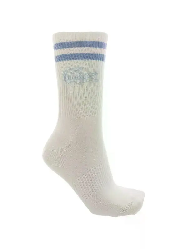 Lacoste Logo-embroidered Striped Socks