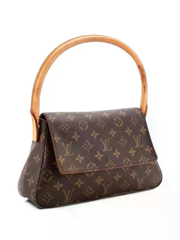 LOUIS VUITTON Looping Handbag Monogram Canvas Mini Satchel