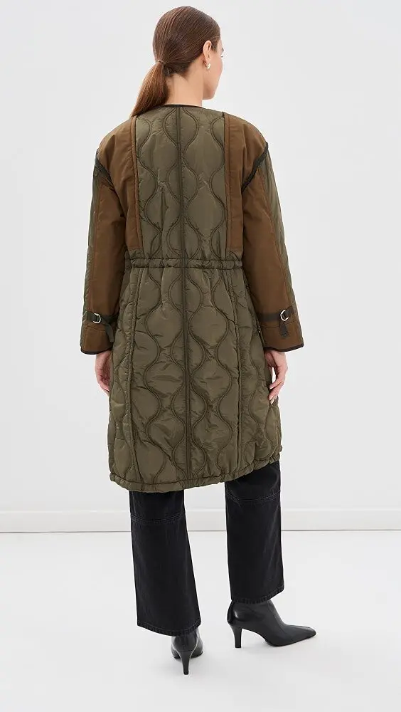 3.1 Phillip Lim Quilted Nylon Combo Coat