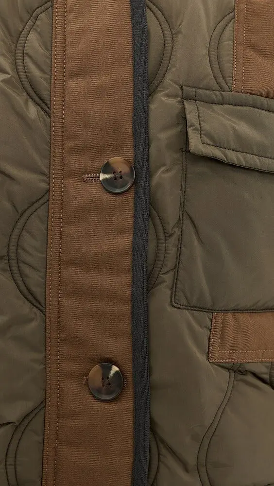 3.1 Phillip Lim Quilted Nylon Combo Coat