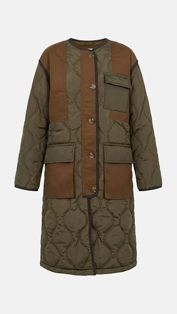 3.1 Phillip Lim Quilted Nylon Combo Coat