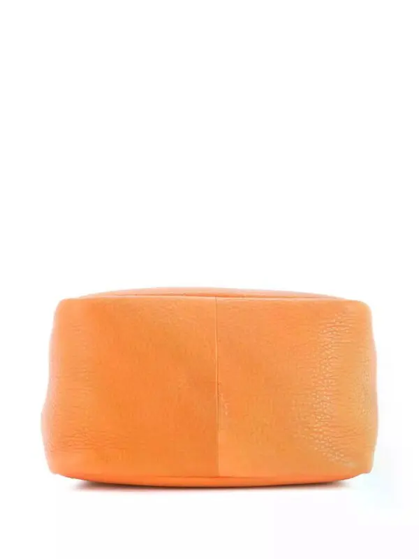 Prada Dynamique Vitello Daino Small Shoulder Bag - Orange