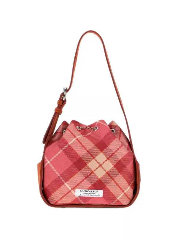 VIVIENNE WESTWOOD Stacey Tartan Bucket Bag