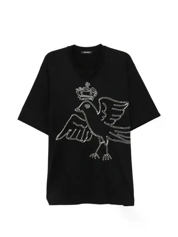 NUDE:MASAHIKO MARUYAMA Graphic-embroidered T-shirt