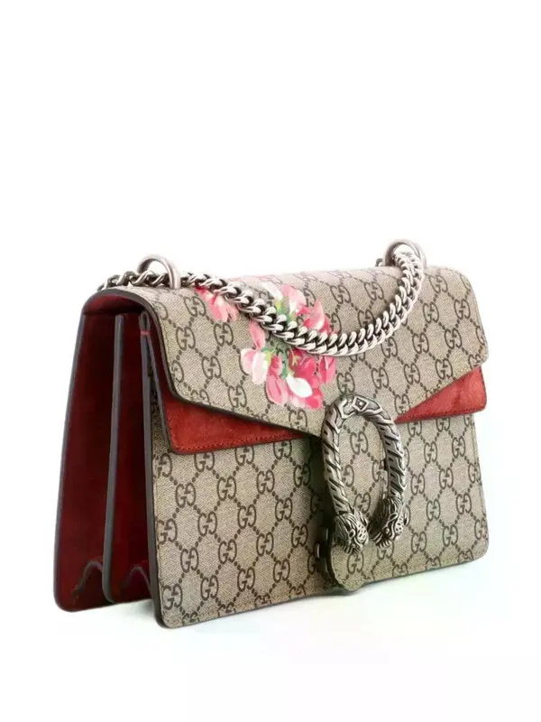 Gucci Dionysus Bag Blooms Print Gg Coated Canvas Small Shoulder Bag