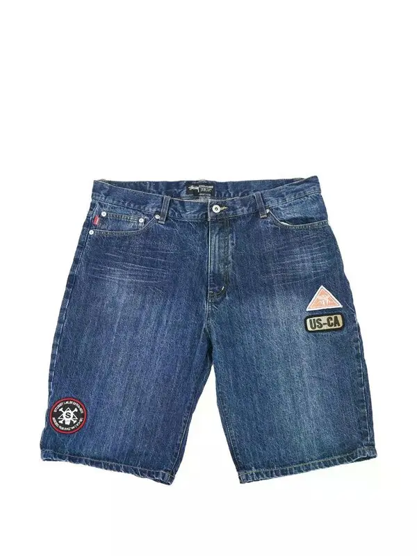 StÜssy Patch-detail Denim Shorts