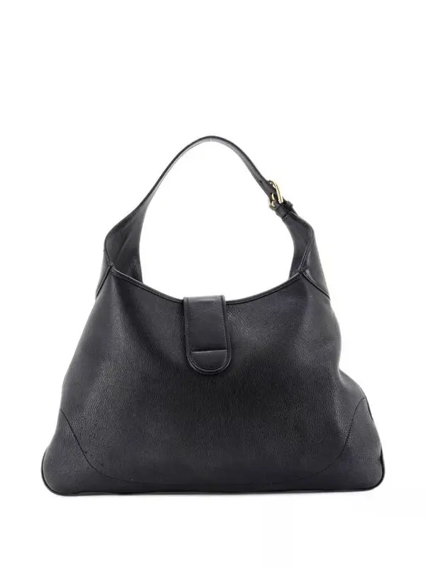 Gucci Aphrodite Leather Medium Shoulder Bag - Black
