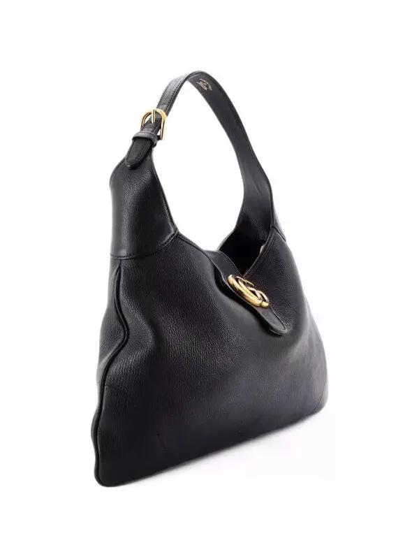 Gucci Aphrodite Leather Medium Shoulder Bag - Black