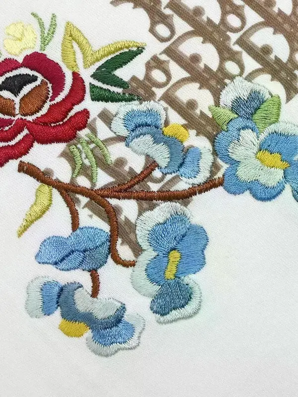 Dior 2005 Floral-embroidered Tank Top