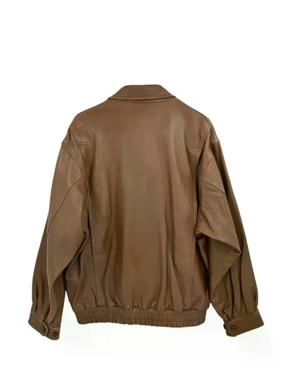 Burberry Zip-up Sheepskin Jacket