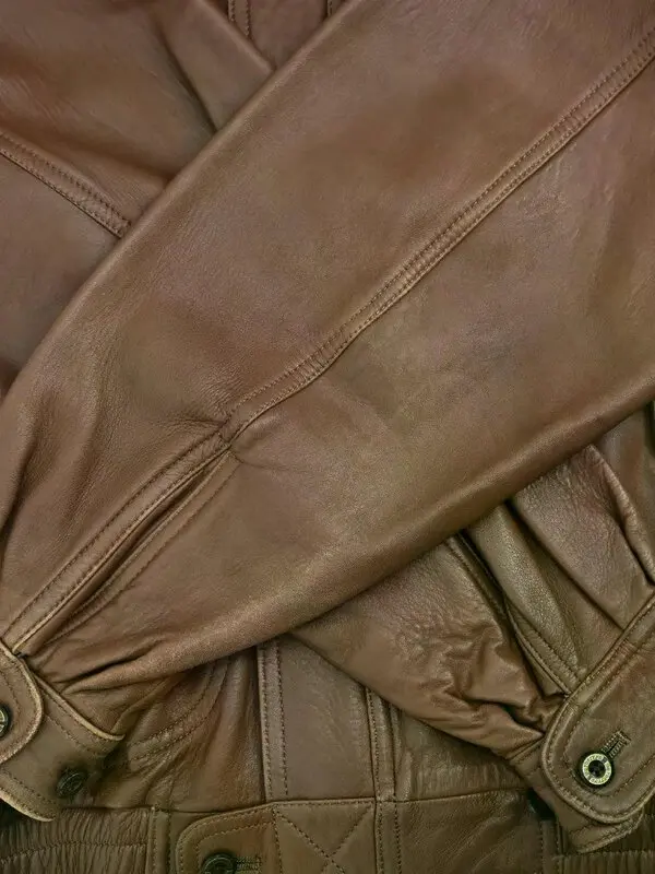 Burberry Zip-up Sheepskin Jacket