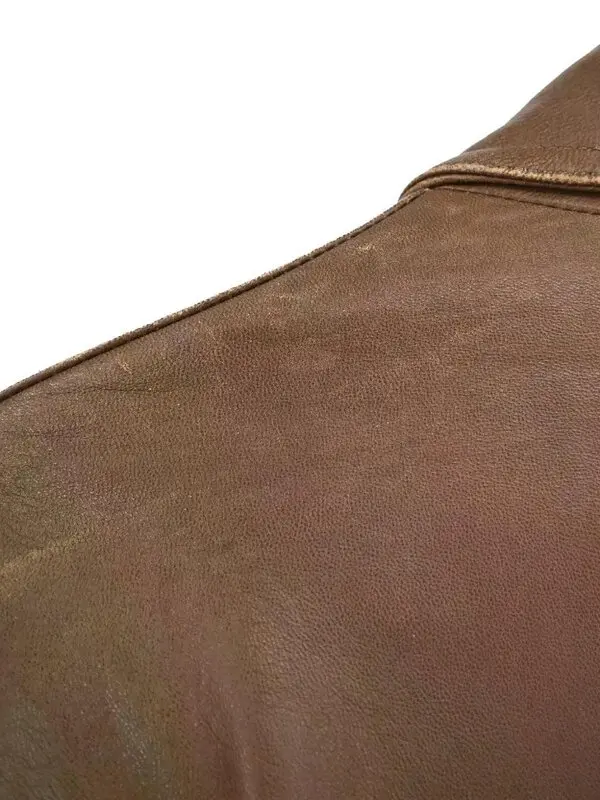 Burberry Zip-up Sheepskin Jacket