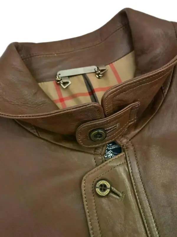 Burberry Zip-up Sheepskin Jacket