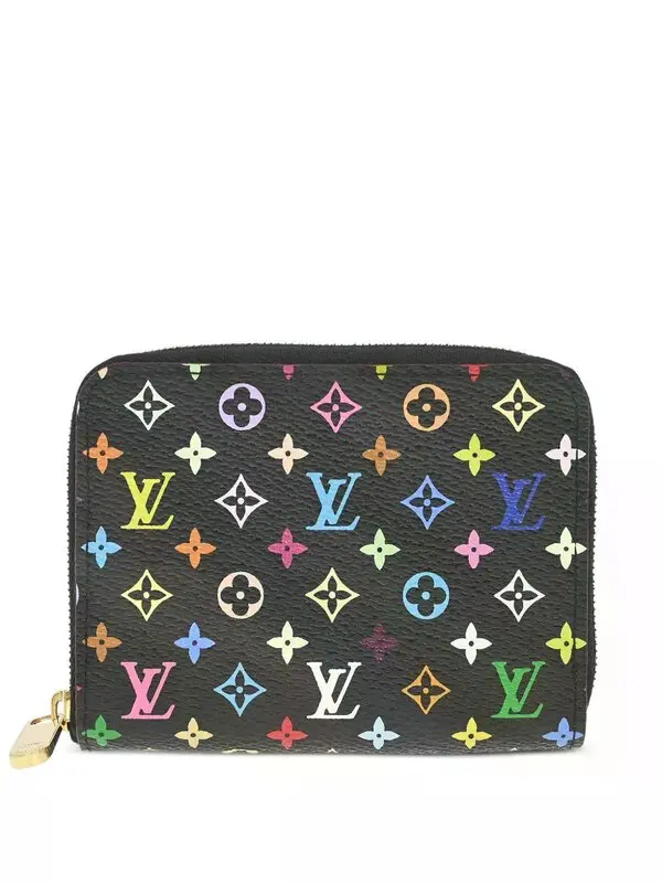 LOUIS VUITTON 2012 Zippy Monogram Multicolor Wallet - Black