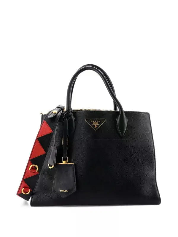 Prada Paradigme Tote Saffiano Leather Medium Satchel