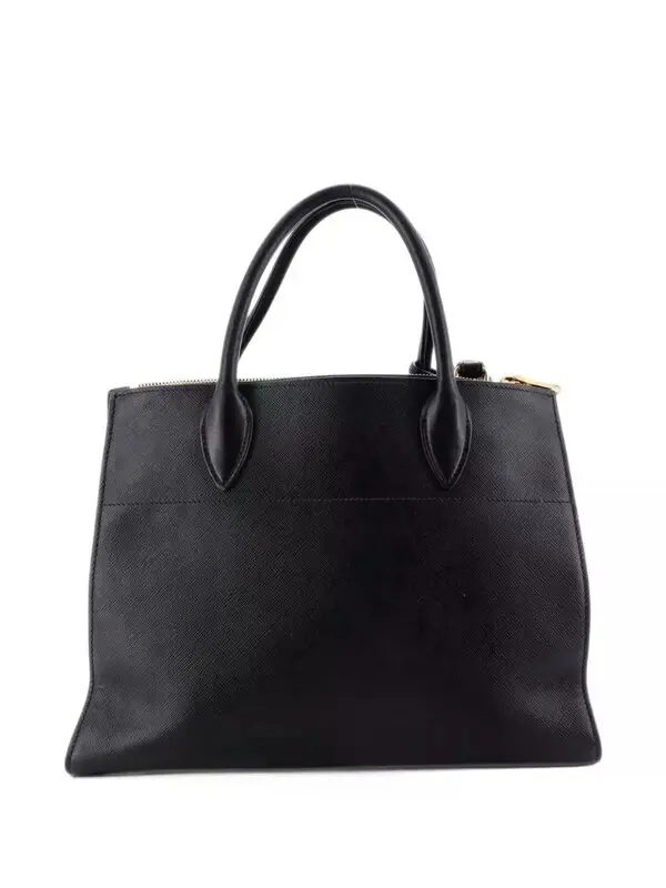 Prada Paradigme Tote Saffiano Leather Medium Satchel