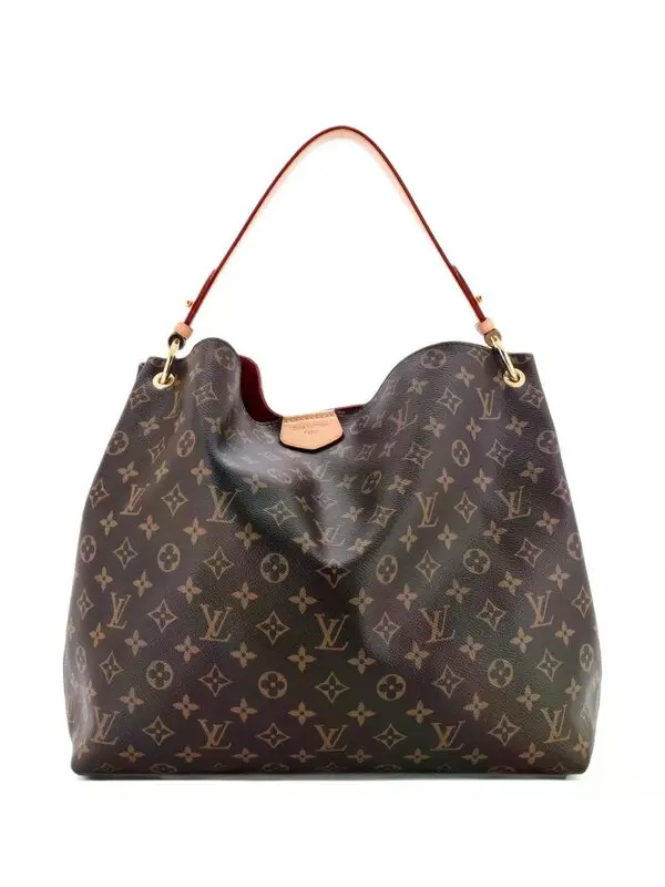 LOUIS VUITTON Graceful Handbag Monogram Canvas Mm Hobo Bag