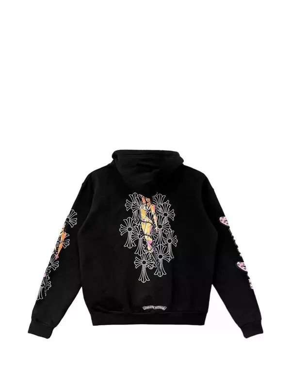 Chrome Hearts Deadly Doll Cross-print Hoodie
