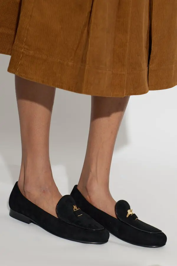 Tory Burch Suede Loafers ‘lock Smoking