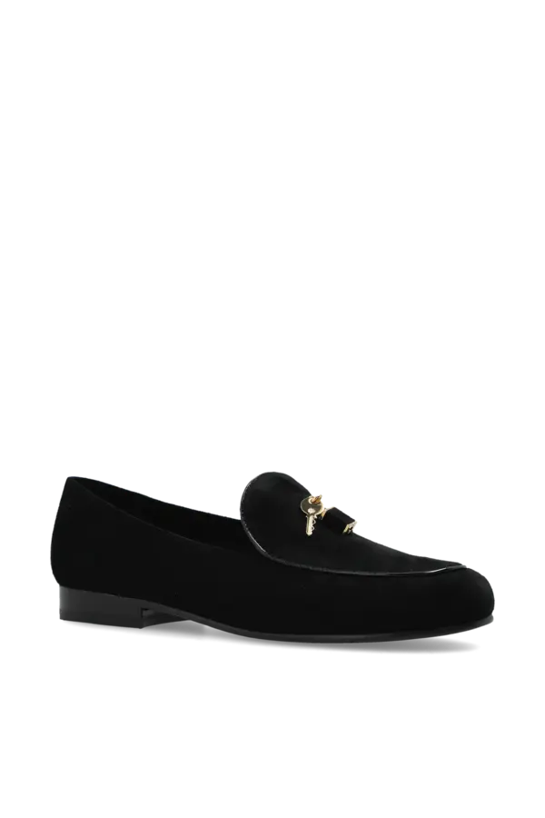 Tory Burch Suede Loafers ‘lock Smoking