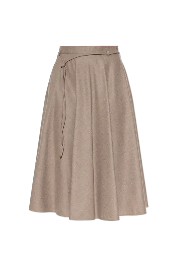 Max Mara Cashmere Skirt ‘califfo - Grey