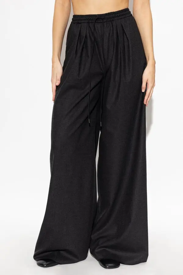 Max Mara Wool Trousers ‘mxsvetrino - Black