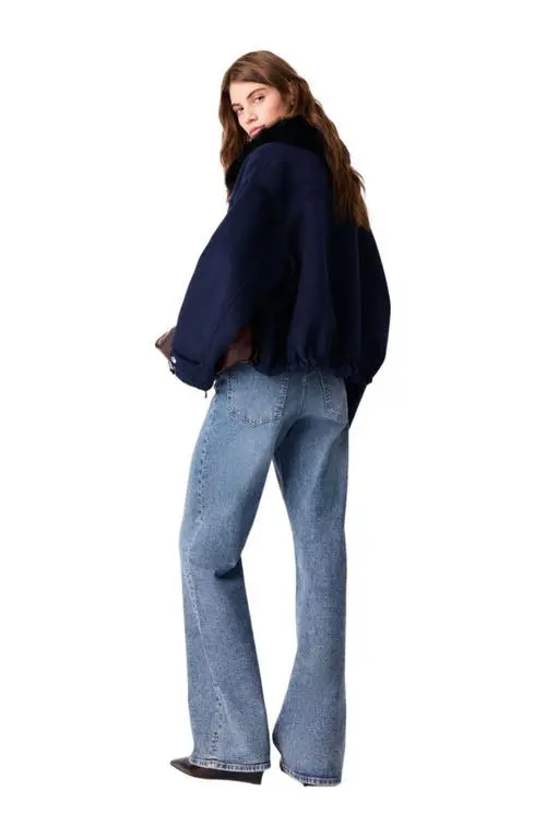 Maje Short Double-faced Coat