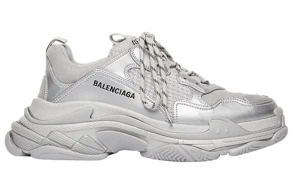 Balenciaga Triple S Sneaker Metallic - Silver