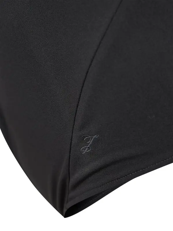 Jacquemus Black Stretch Jersey The Pina Second-skin Bodysuit