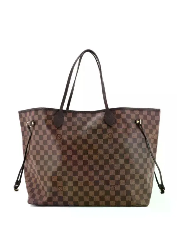 LOUIS VUITTON Neverfull Nm Damier Gm Tote Bag - Brown